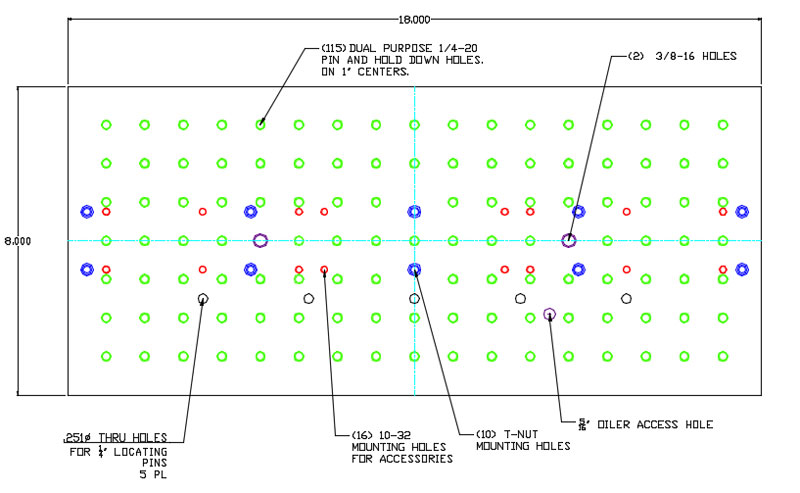 X/Y Table and Tooling Plate for Laser Marking | Jimani, Inc.