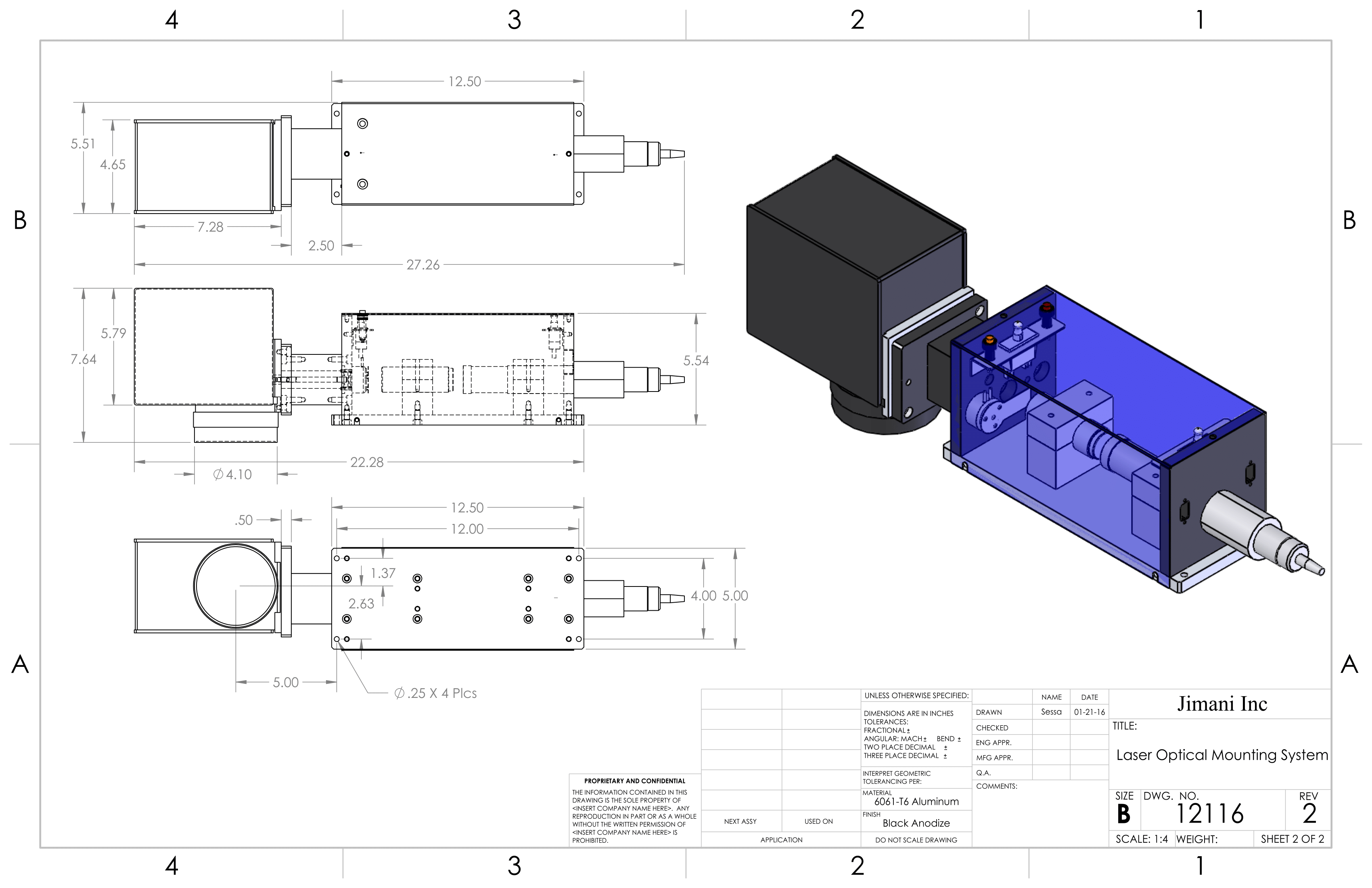Langolier Optical Housing For Fiber Laser Systems Delivers Advantages